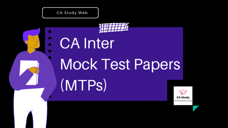 CA Intermediate Notes | CA Study Web