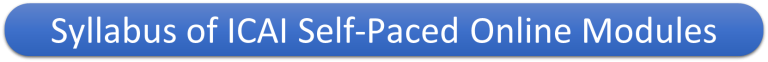 ICAI Self Paced Online Modules Under ICAI New Scheme May 2024 | CA ...