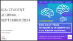 ICAI Student Journal | CA Study Web