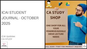 ICAI Student Journal | CA Study Web