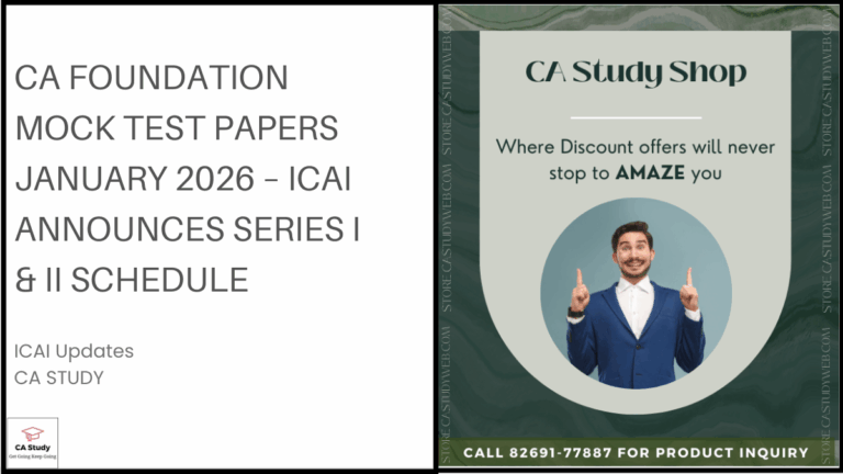 ICAI Student Journal | CA Study Web