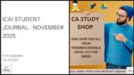 ICAI Student Journal | CA Study Web