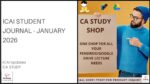 ICAI Student Journal | CA Study Web